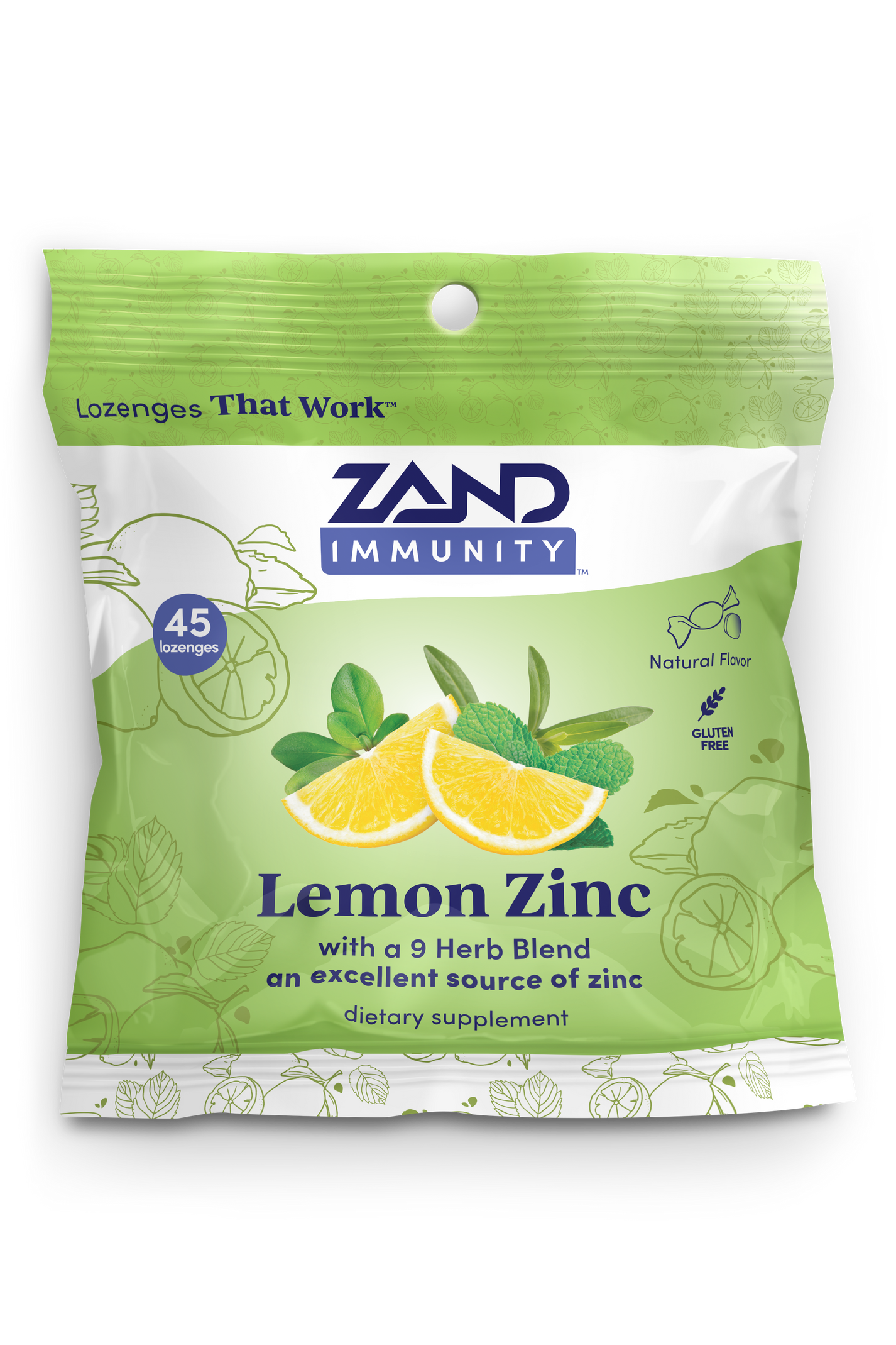 Lemon Zinc Lozenges – Zand Immunity