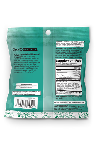 Menthol Lozenges – Zand Immunity