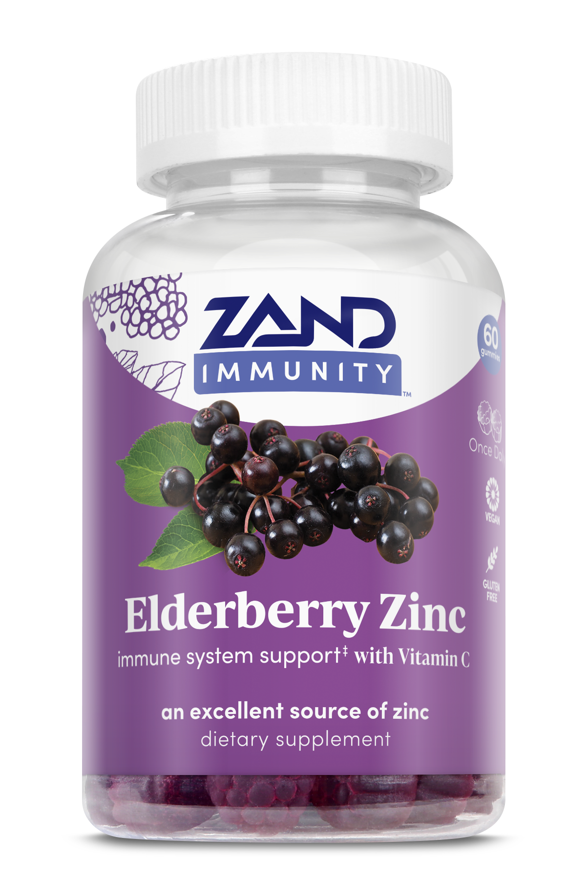 Elderberry Zinc Gummies – Zand Immunity