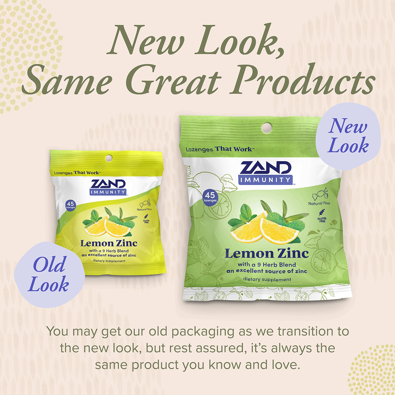 Lemon Zinc Lozenges – Zand Immunity