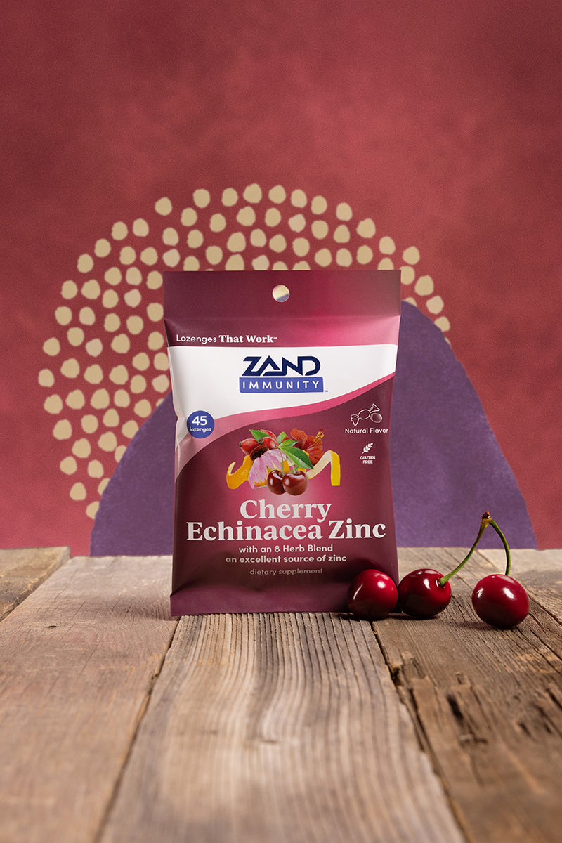 Cherry Echinacea Zinc Lozenges – Zand Immunity