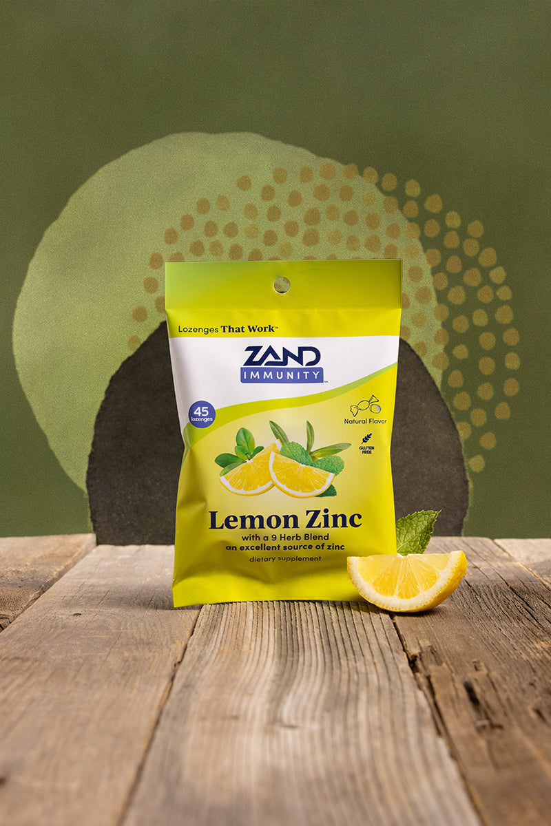 Lemon Zinc Lozenges – Zand Immunity